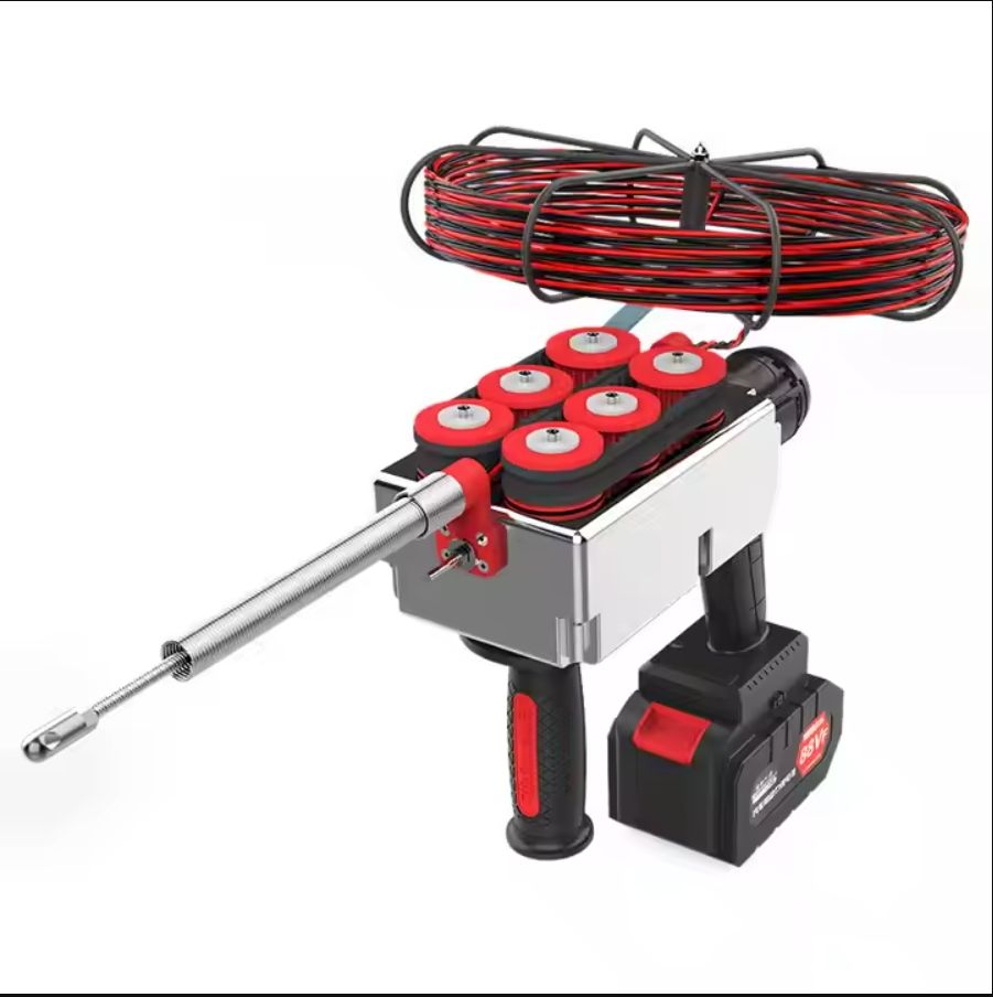 Brushless Lithium Wire Threading Machine Rechargeable Cable Puller ...