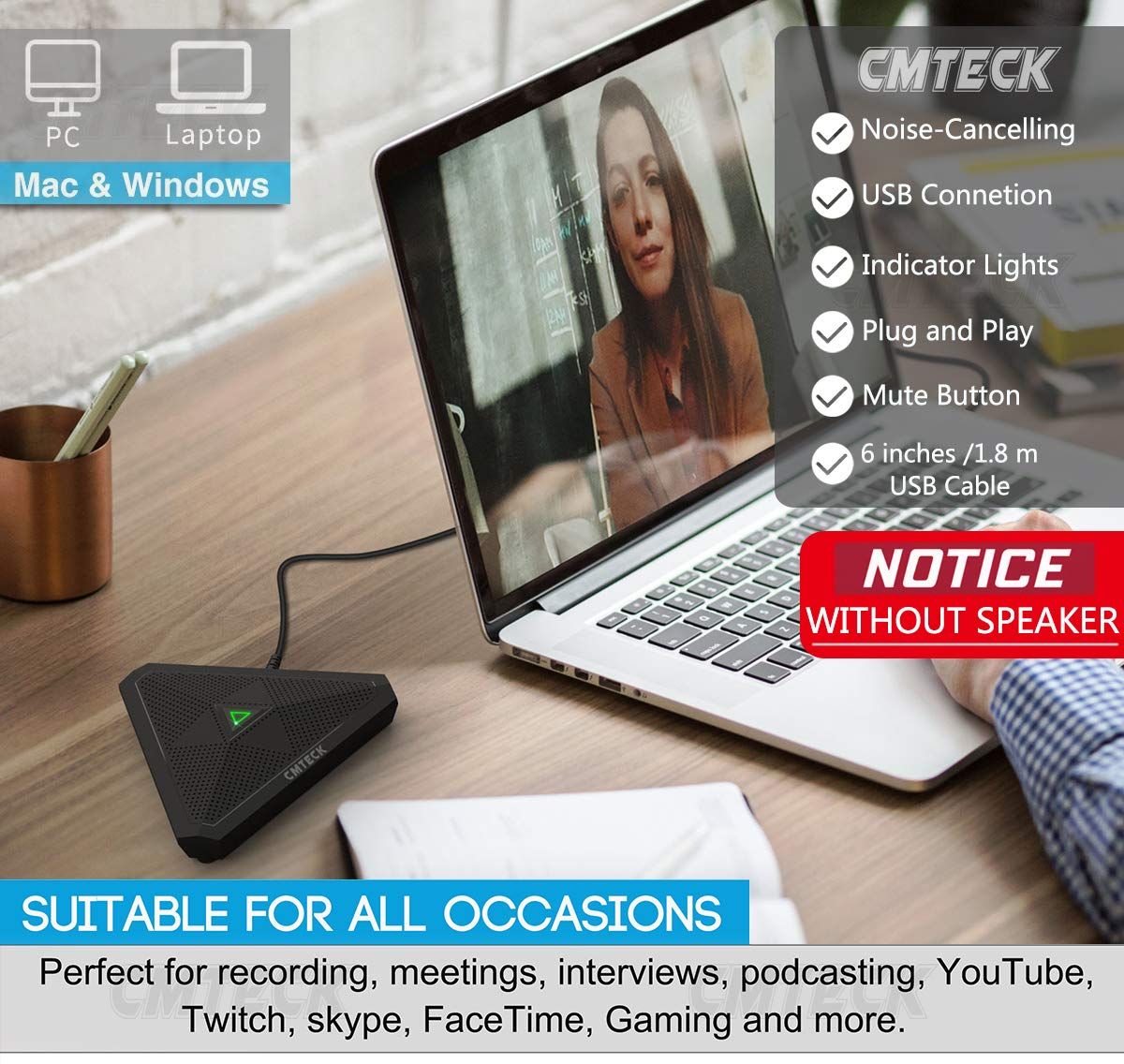 CM001 USB Desktop Microphone