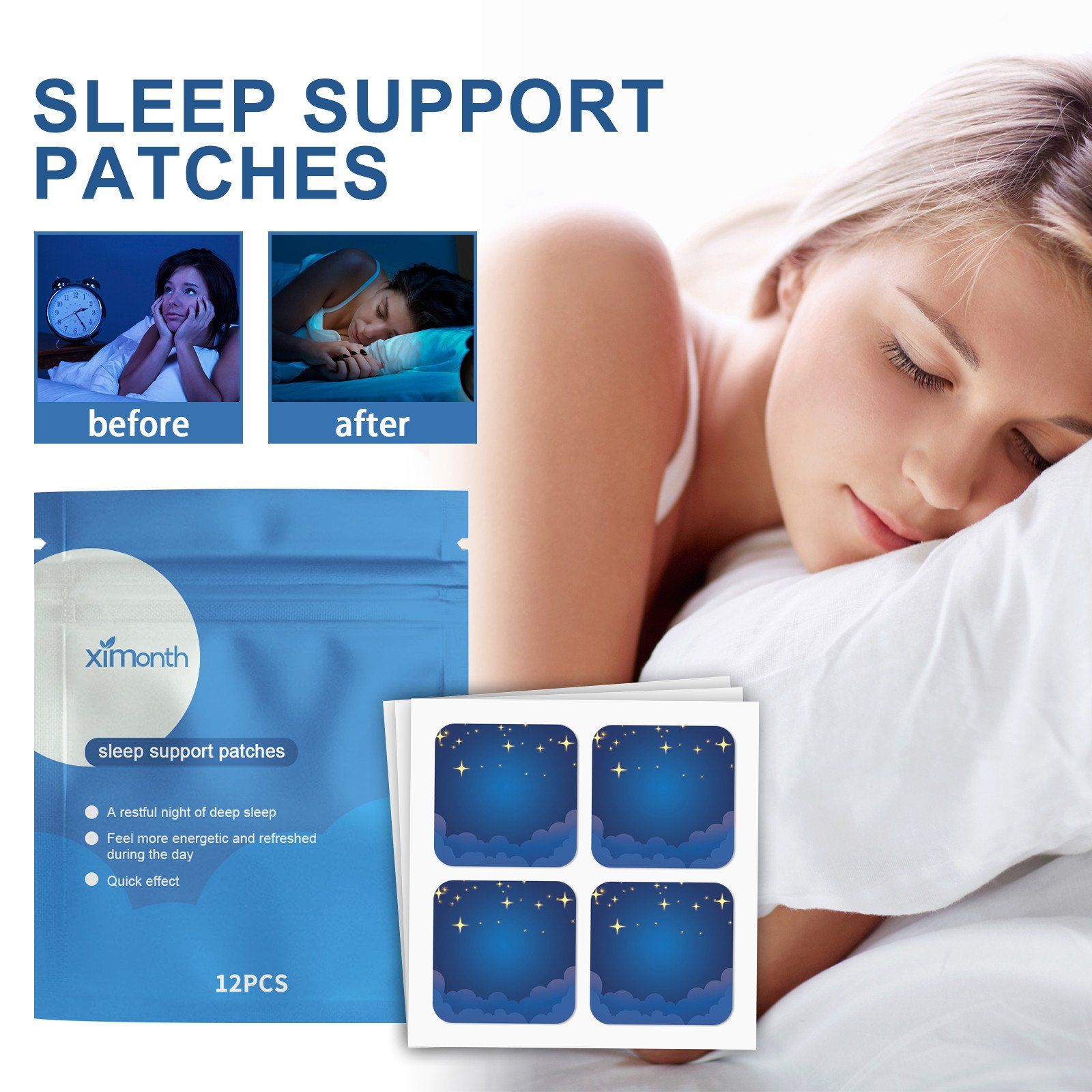 💙Perfectly Restful Sleep & Energized Mornings - Sleep Patches😴