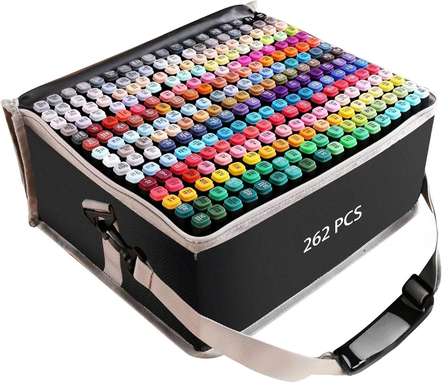 262 Colors Alcohol Markers Artist Drawing Art Dual Tip Markers Perfect ...